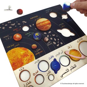 Arabic Solar System & the Planets - Montessori Toys - Educational ...