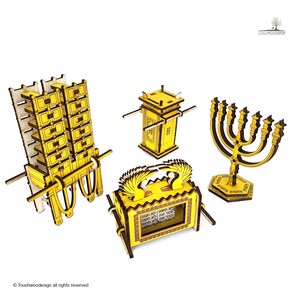 Set of 4 Second Temple Tools - Bible Stories - Non-toxic Colored 3D ...