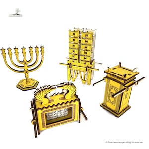 Set of 4 Second Temple Tools - Bible Stories - Non-toxic Colored 3D ...