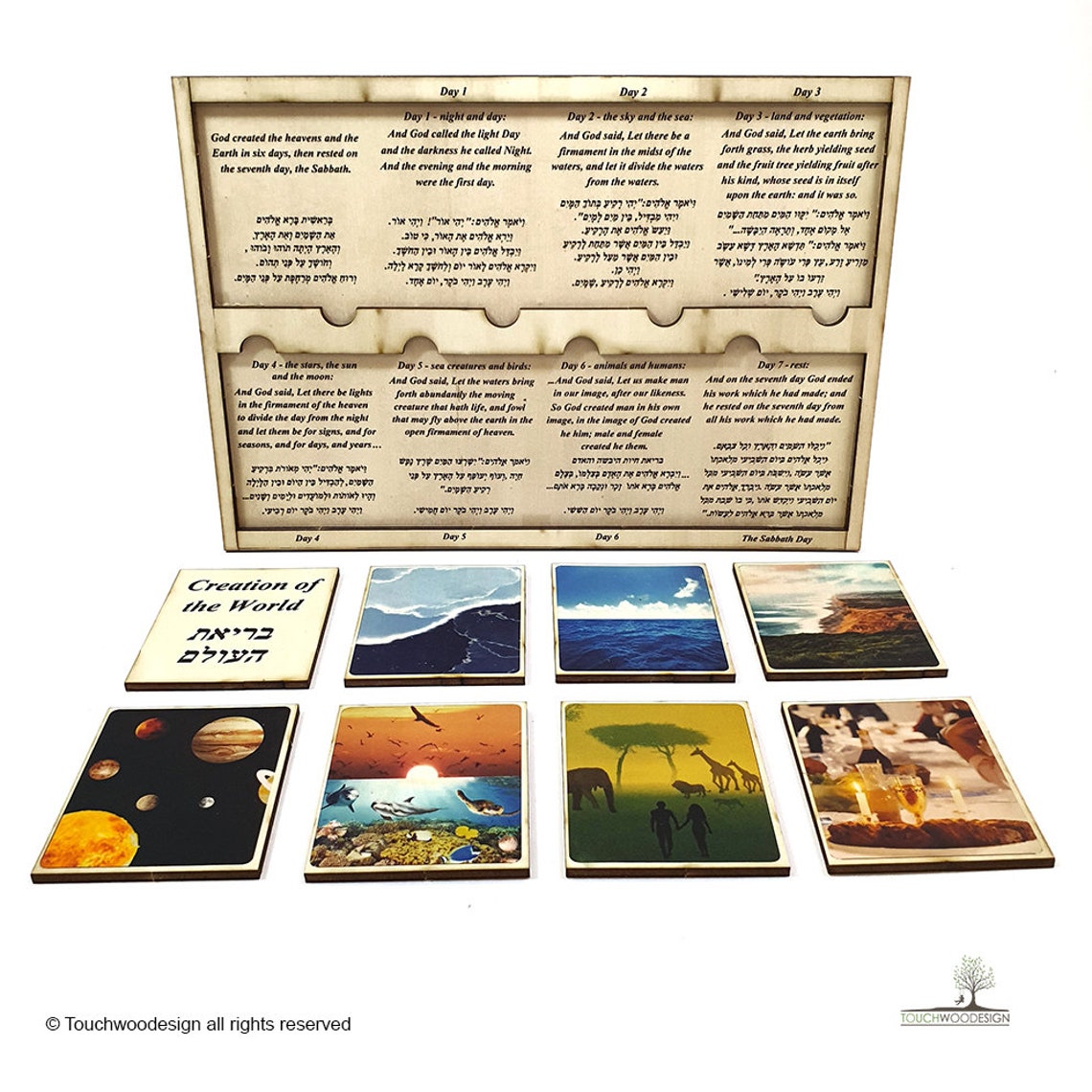 Creation of the World Wooden Educational Puzzles Laser Art - Etsy