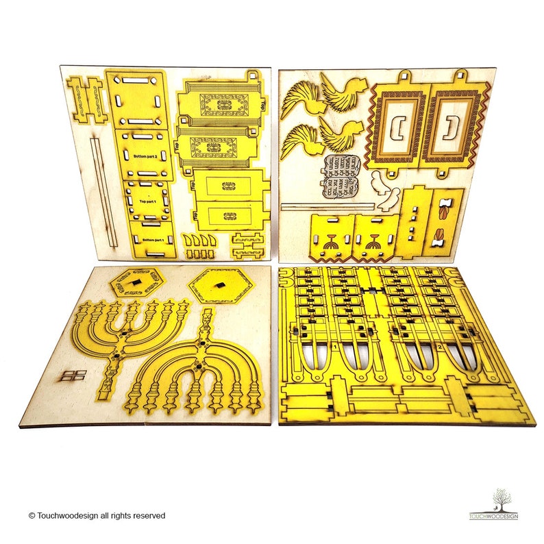 Set of 4 Second Temple Tools Bible Stories Non-toxic - Etsy