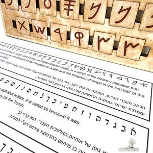 Ancient Hebrew Script and Rashi Letters - Etsy