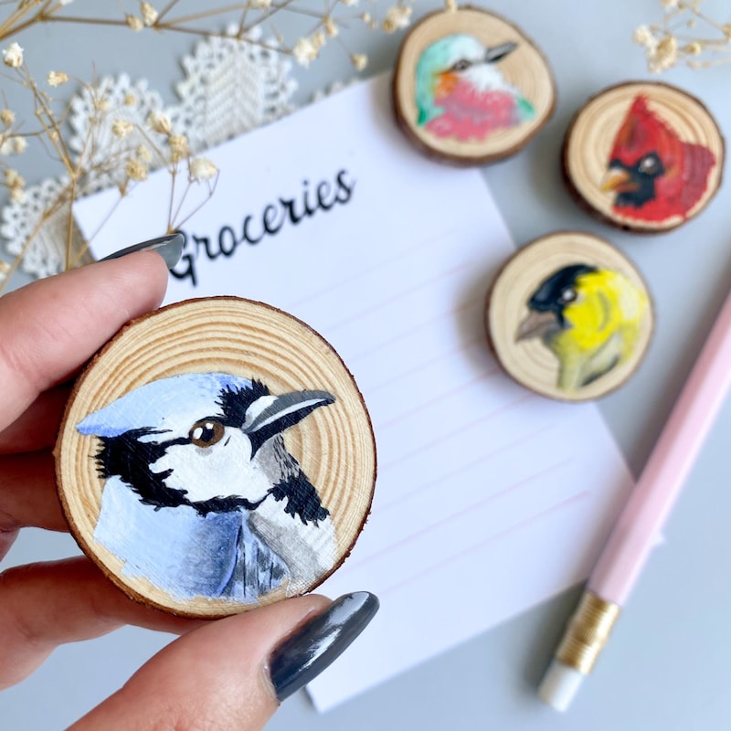 Cute Bird Magnet - Etsy