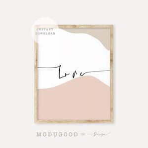 Set of 3 Printable Wall Poster, Faith Hope Love Christian Home Decor ...