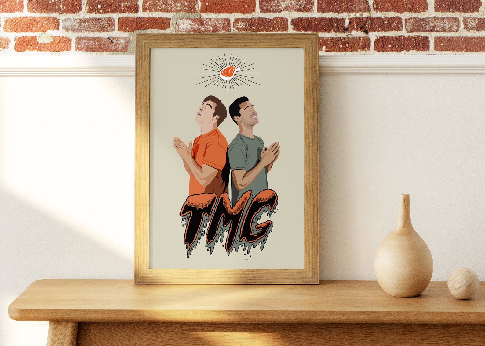 Cody Ko and Noel Miller TMG Wall Art Print - Tiny Meat Gang - Digital ...