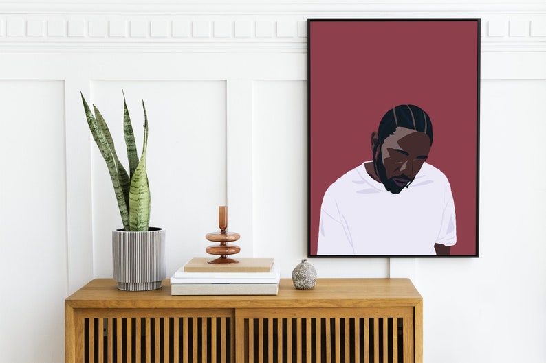 Kendrick Lamar Damn Album Wall Art Print - Digital Download - Etsy