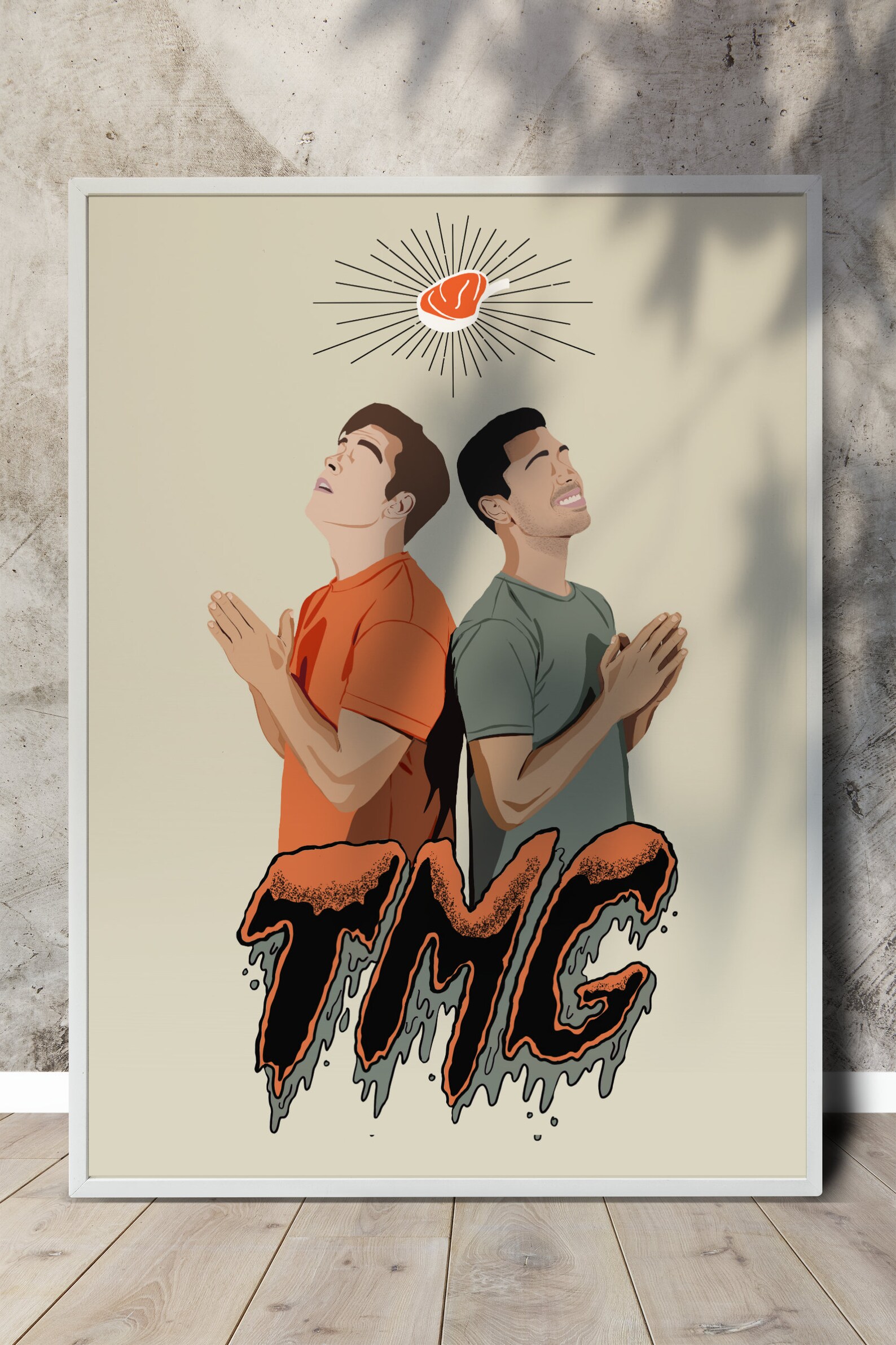 Cody Ko and Noel Miller TMG Wall Art Print - Tiny Meat Gang - Digital ...