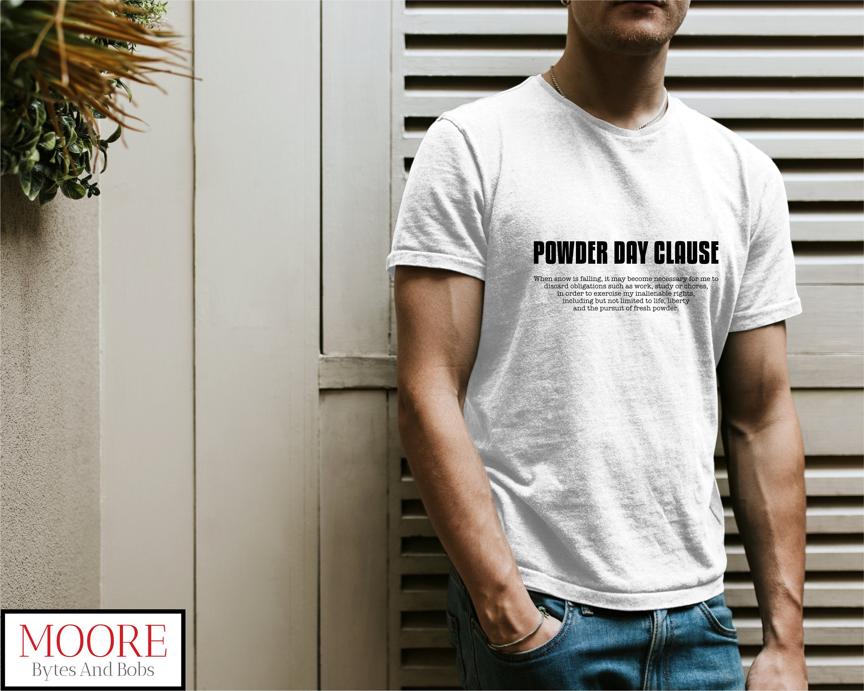 Sublimation PNG Design for Skier, Powder Day Clause PNG File, PNG for ...