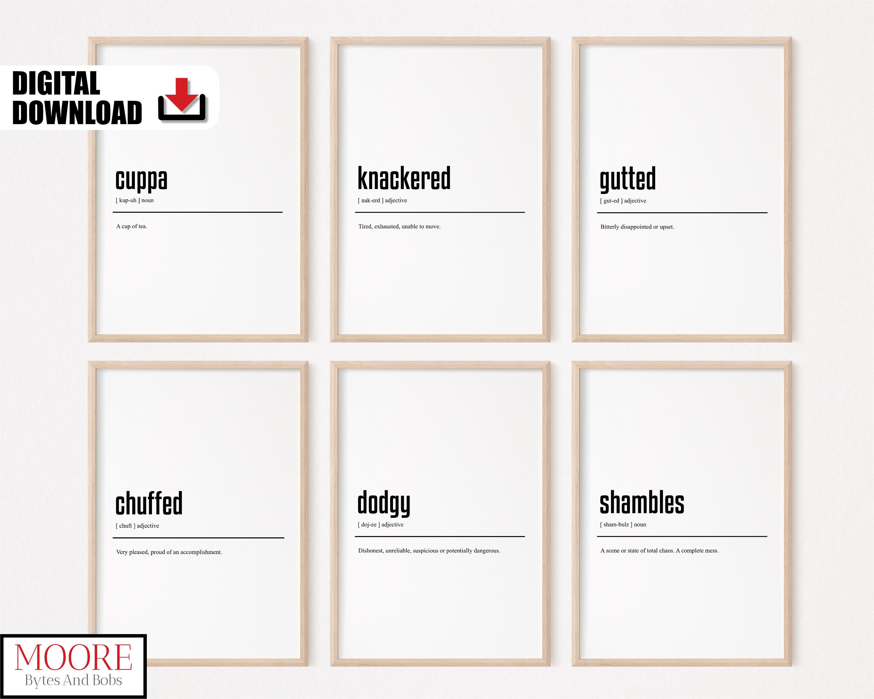 Banging Definition Print, British Slang Dictionary Poster, Printable ...