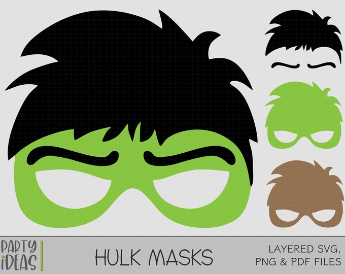 Hulk Party Mask - Etsy