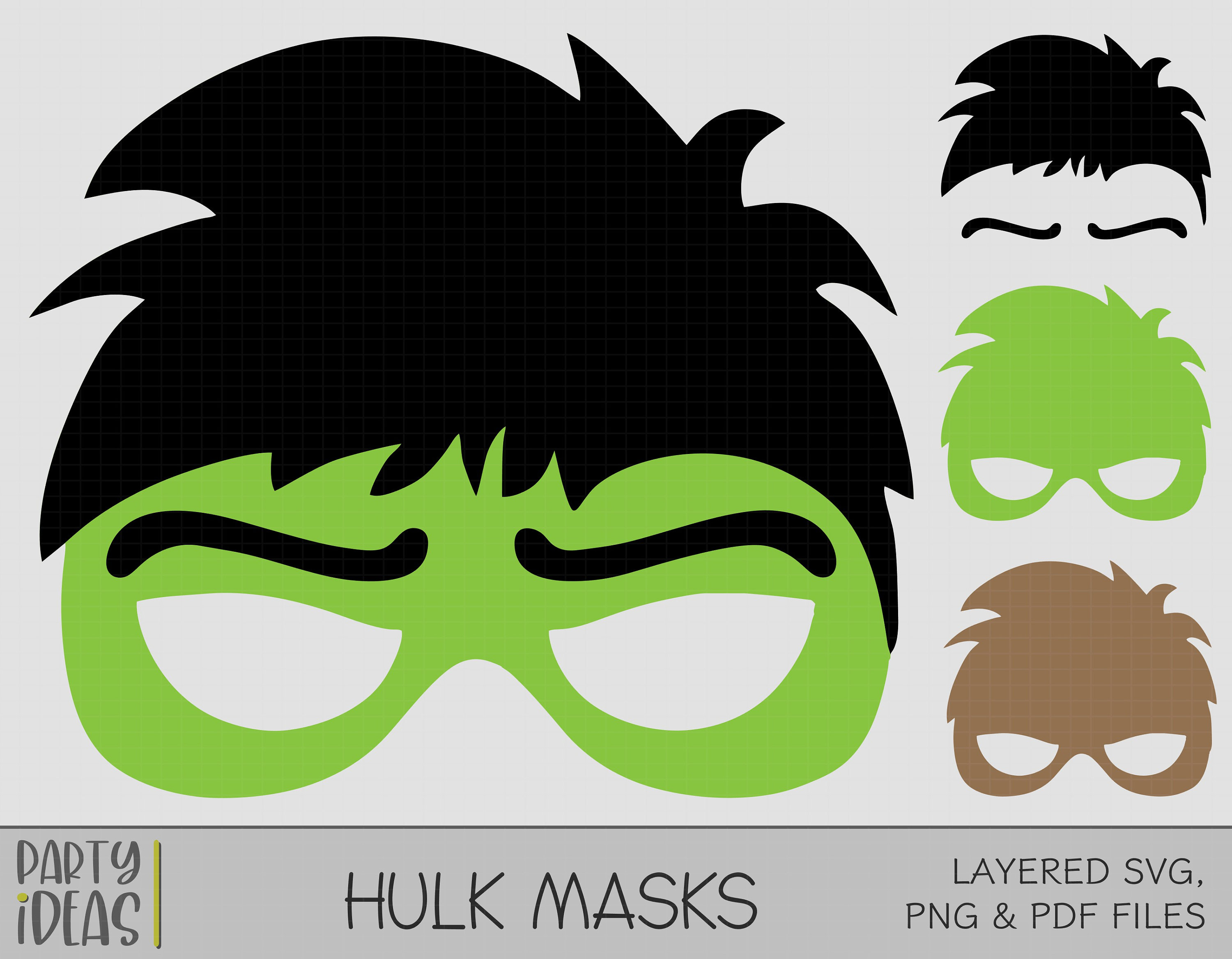 Hulk Party Mask - Etsy