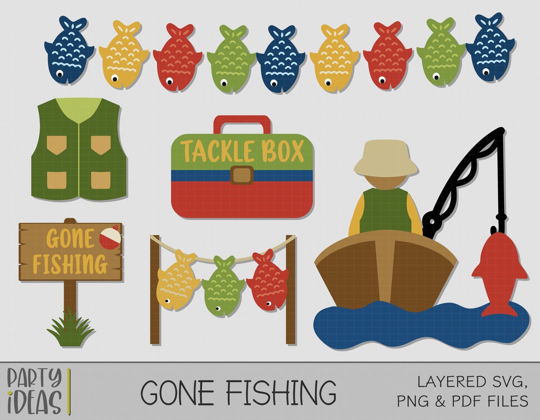 Gone Fishing Theme Set - Etsy