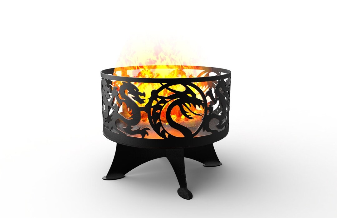 Fire Pit Plain-dxf Files Cut Ready for Cnc Machines, Laser Cutting and ...