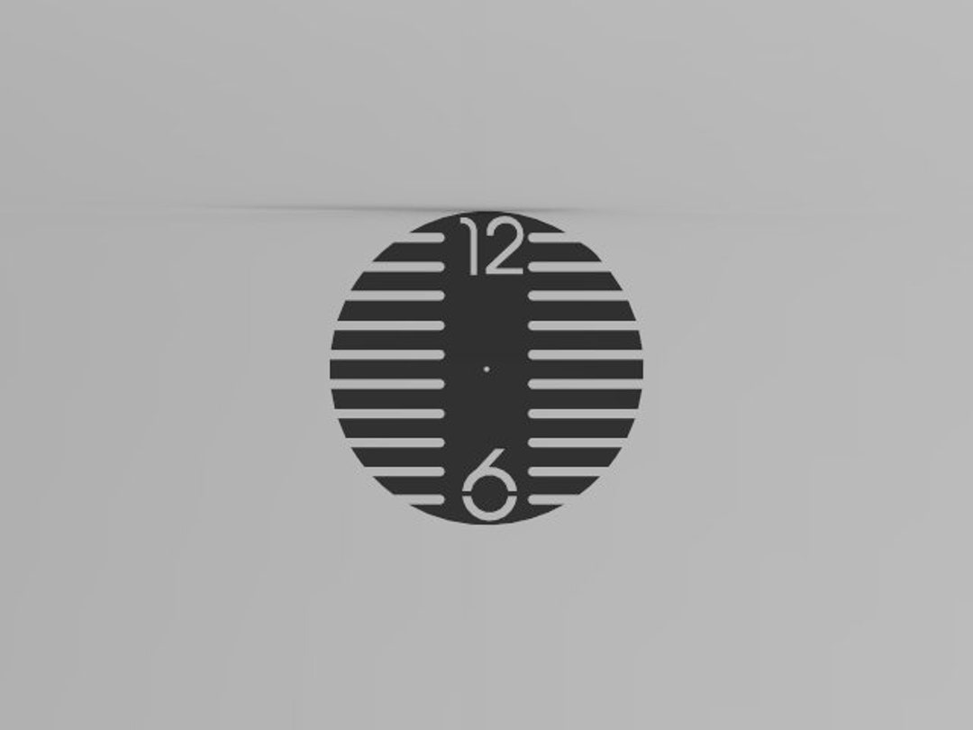 Wall Clock Dxf File, Wall Clock Laser Cut File, Wall Clock Illustration ...