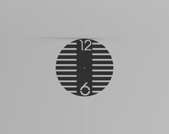 Wall Clock Dxf File, Wall Clock Laser Cut File, Wall Clock Illustration ...