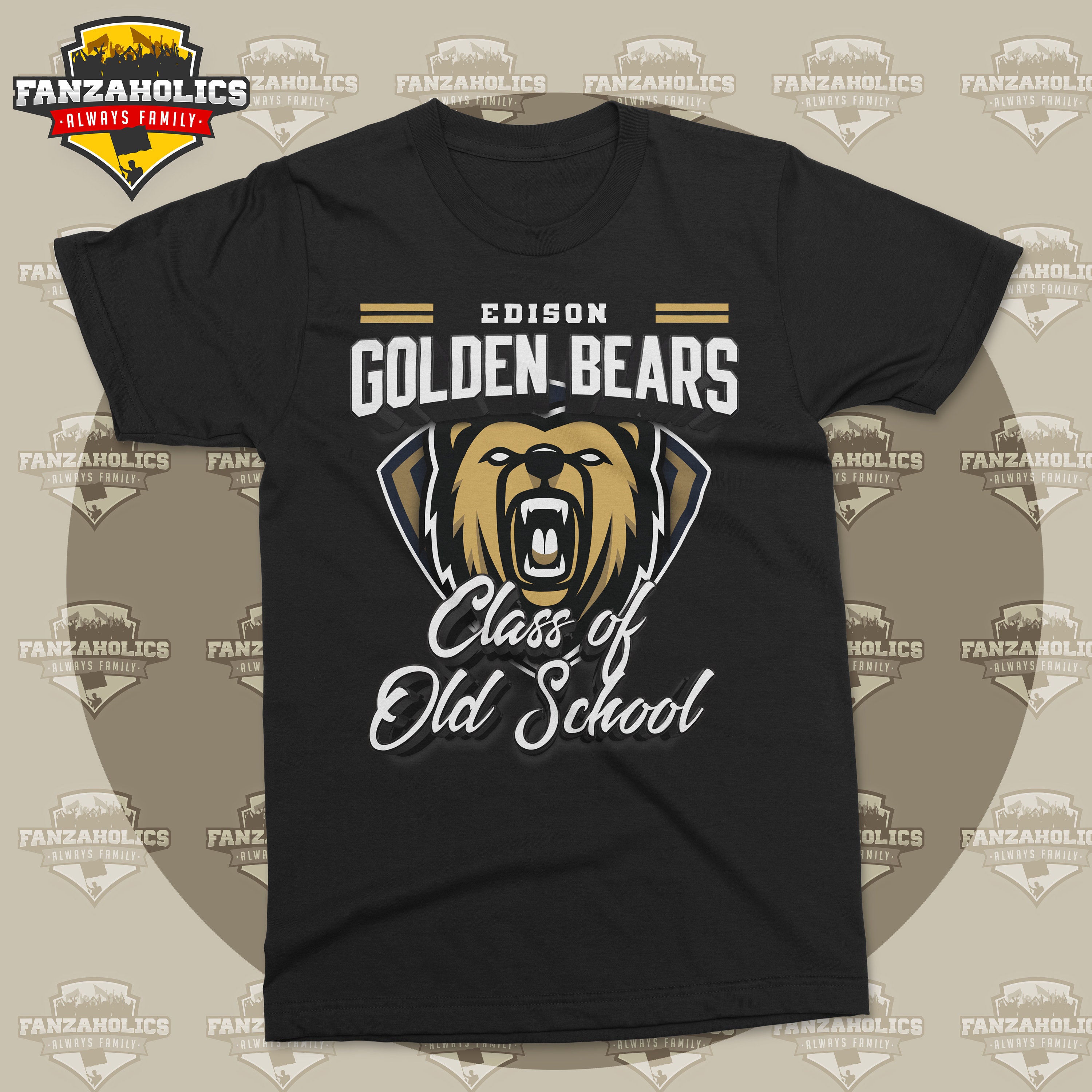 Thomas Edison Golden Bears "class of Old School" Unisex Softstyle T ...
