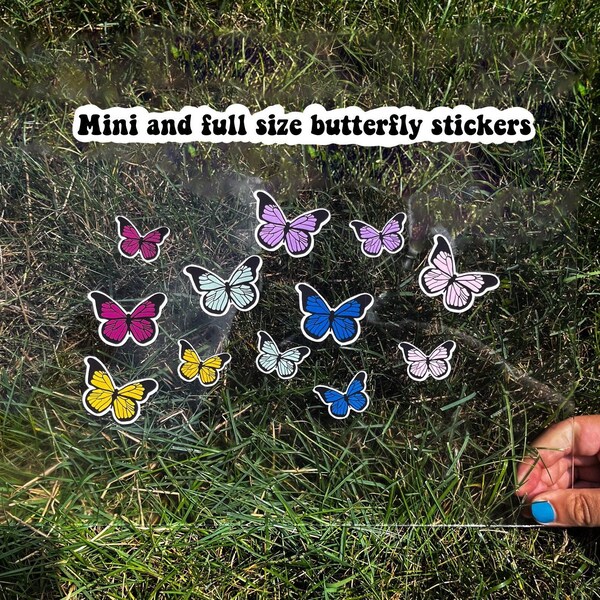 Butterfly Stickers - Etsy