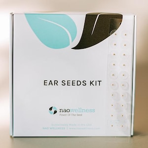 24K Gold Ear Seed Kit: Acupressure Helps Stress, Anxiety, Insomnia ...