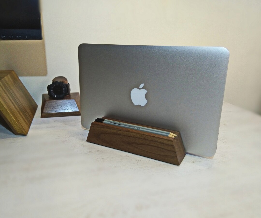 Single Laptop Stand in Modern Style Cybertek Vertical Stand - Etsy
