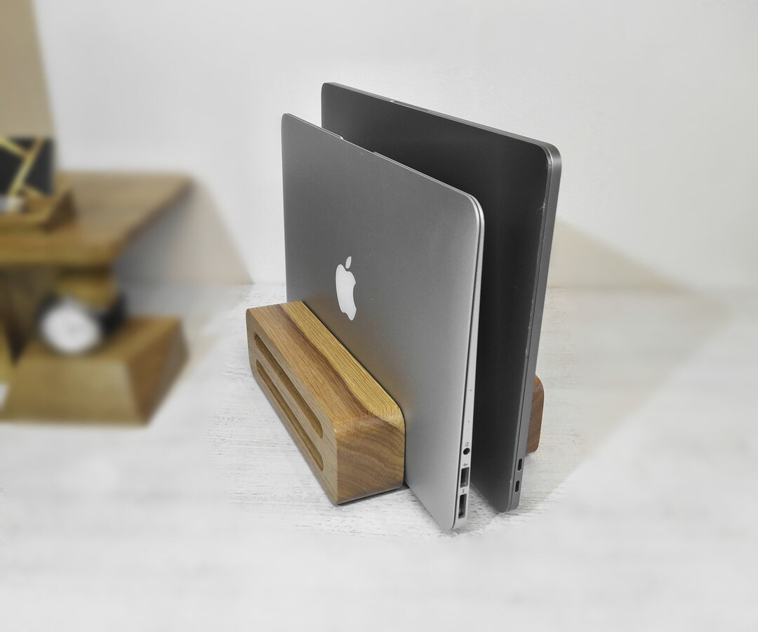 Double Unique Adjustable Laptop Stand Vertical Stand for - Etsy