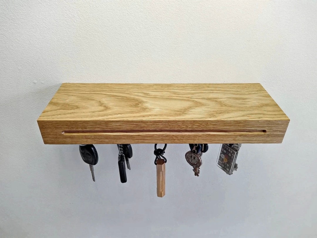 Hallway Shelf for Keys in the Hallway in a Scandinavian Style With 5 ...