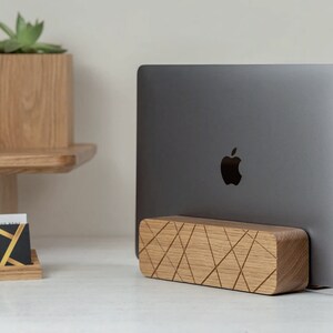 Single Unique, Adjustable Laptop Stand, Vertical Stand for Desktop ...