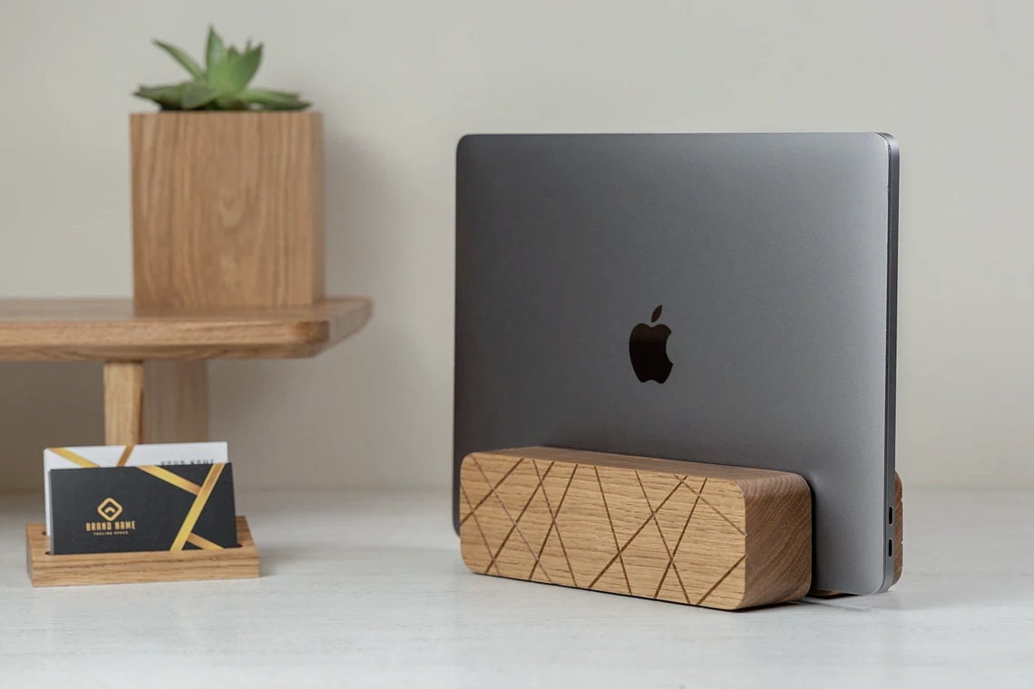 Single Unique, Adjustable Laptop Stand, Vertical Stand for Desktop ...