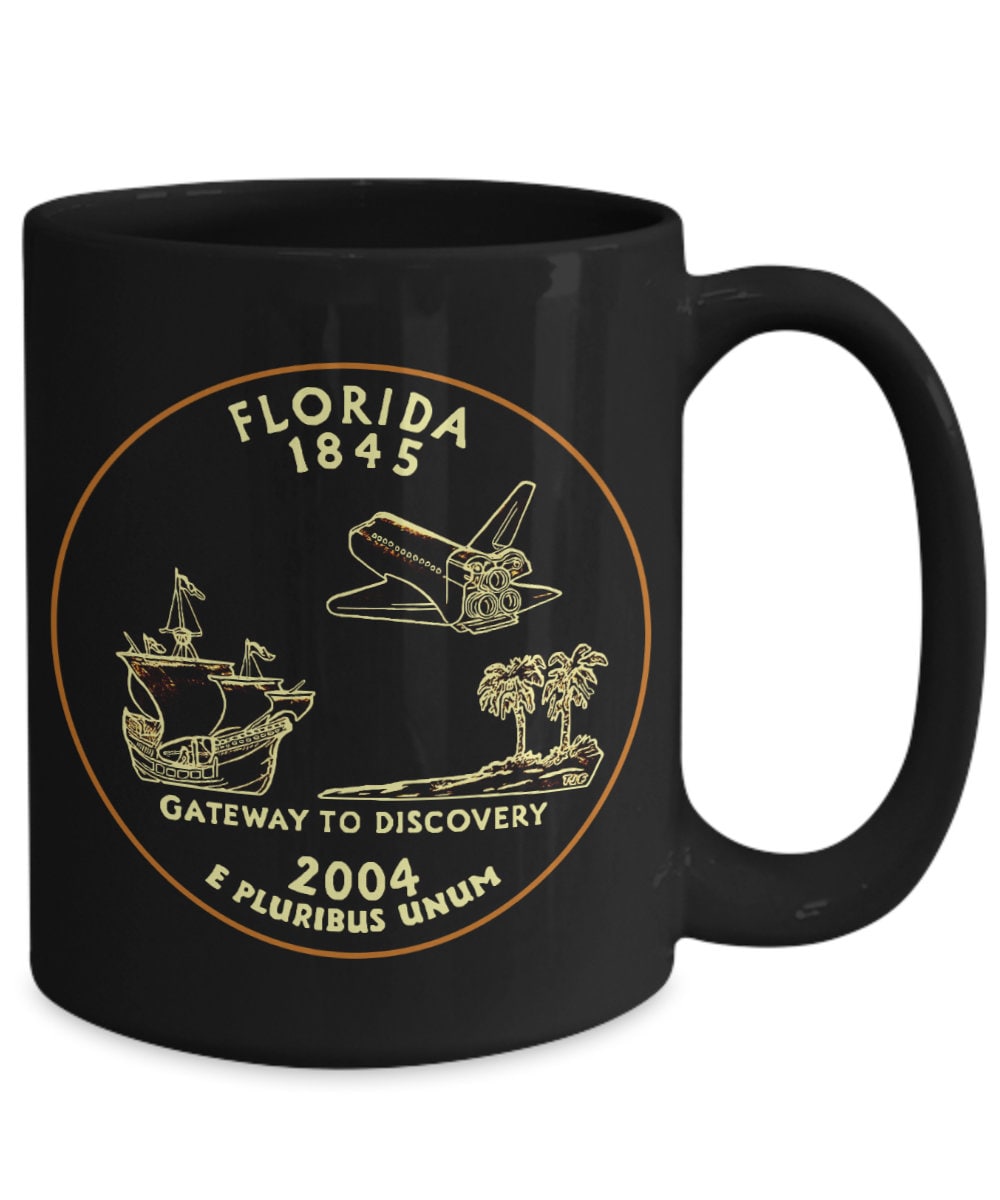 Florida Coffee Mug Home State Souvenir - Etsy España