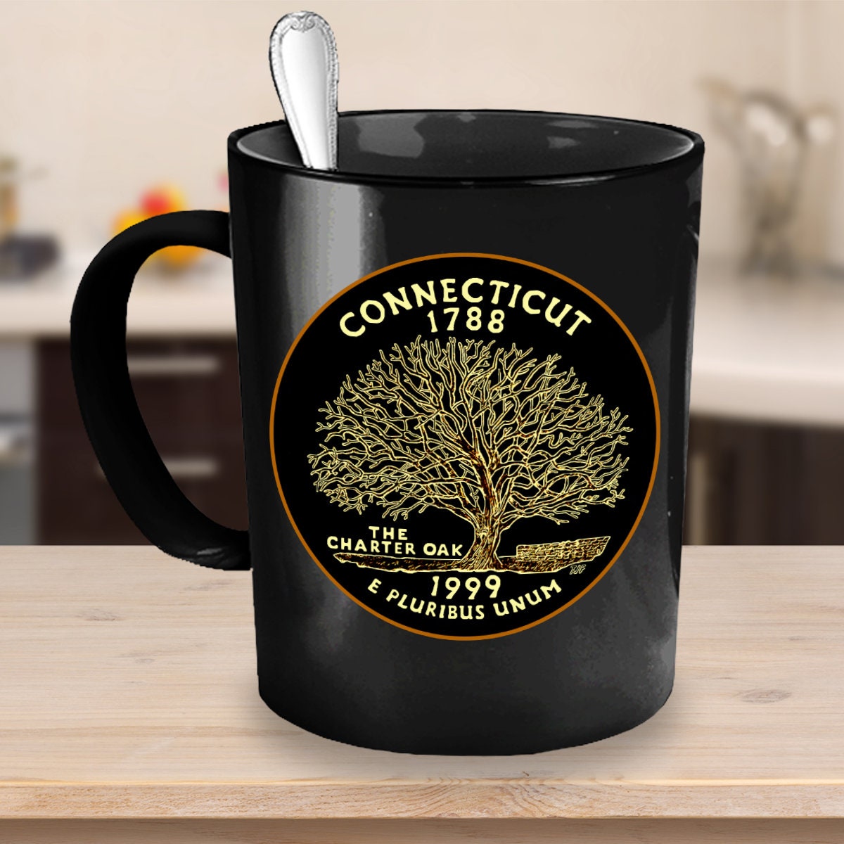 Connecticut Coffee Mug Home State Souvenir - Etsy France