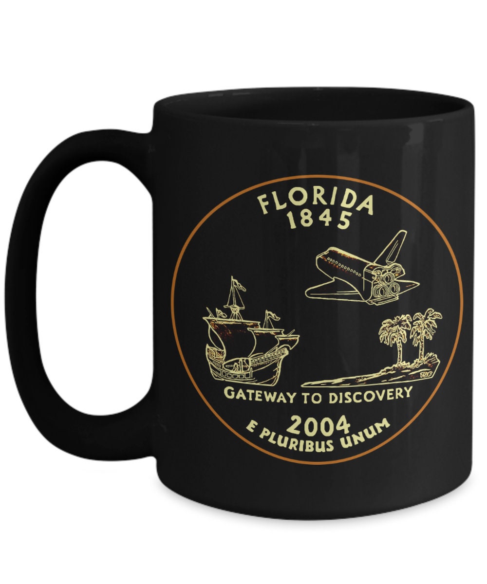 Florida Coffee Mug Home State Souvenir - Etsy España