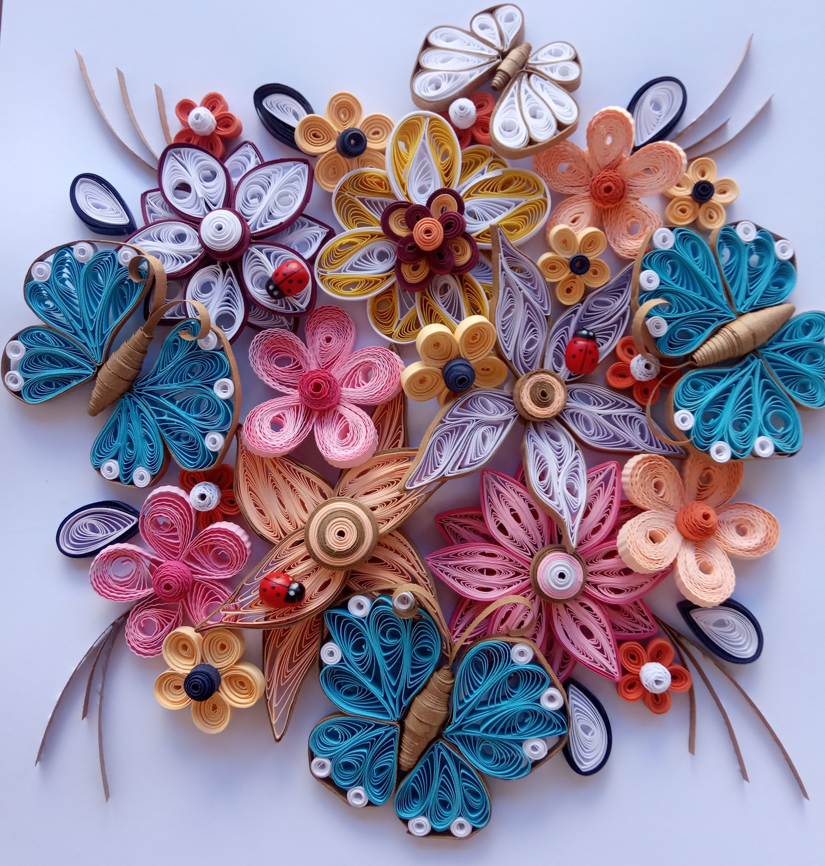 Simple Quilling Flowers