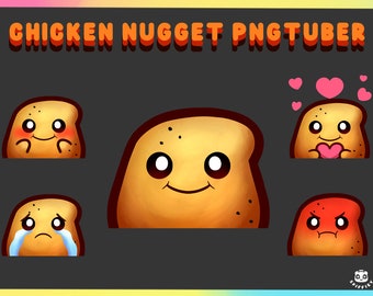 Pngtuber Chicken Nugget Chibi Cute Kawaii Twitch Youtube Vtuber ...