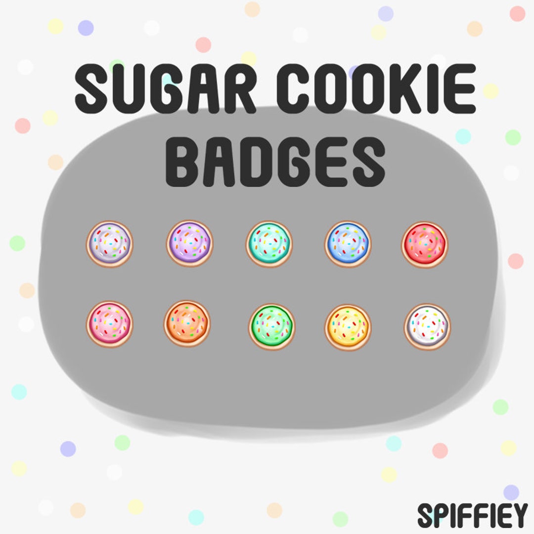 Sugar Cookie Twitch Badges - Etsy
