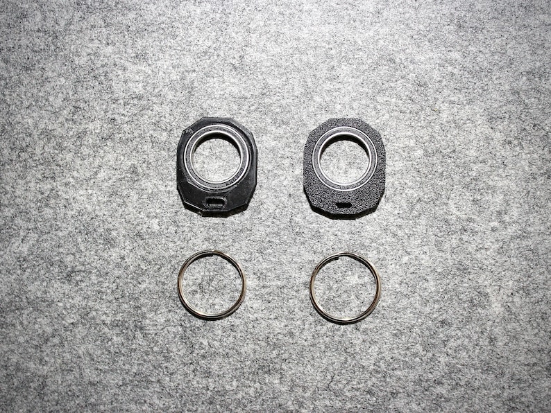 Spinly Fidget Keychains -2 PACK- Key Spinner for Cool Moves - Karambit ...