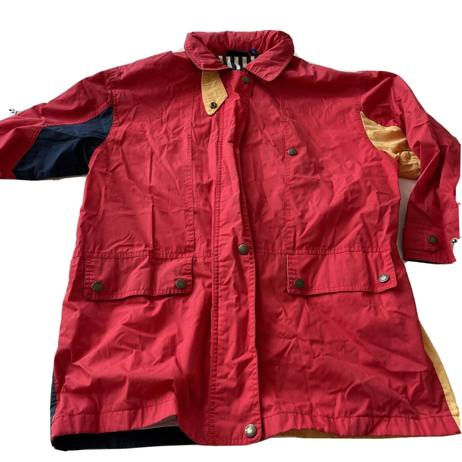 Catalina Jacket Colorblock Red Yellow Green Womens Size Small - Etsy