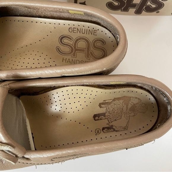 Vintage SAS Walking Shoes Shoes Leather Fringe Soft Step Tan Original Box 6.5 Narrow - Etsy