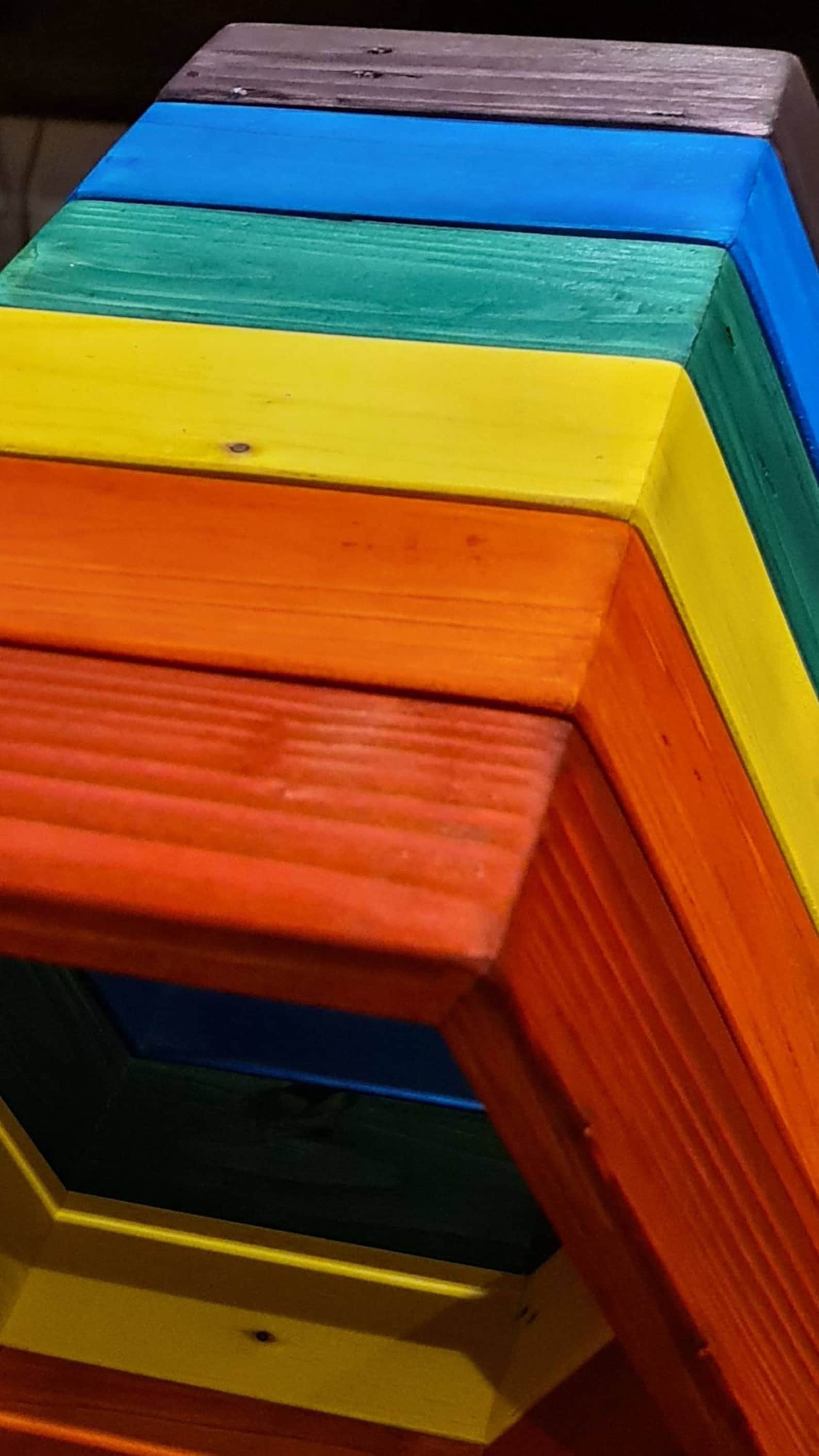 Hexagon Shelf Hexagon Shelves Reclaimed Wood Shelf | Etsy