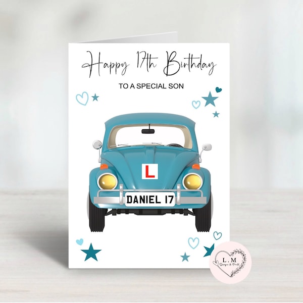 Learner Driver Birthday Card - Etsy UK