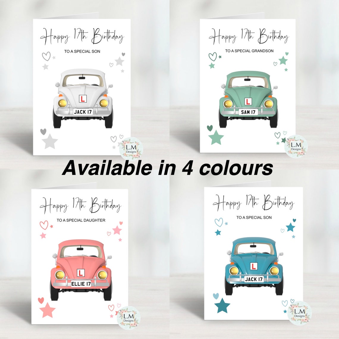 Birthday Card Happy 17th Birthday Driving Lesson Card - Etsy