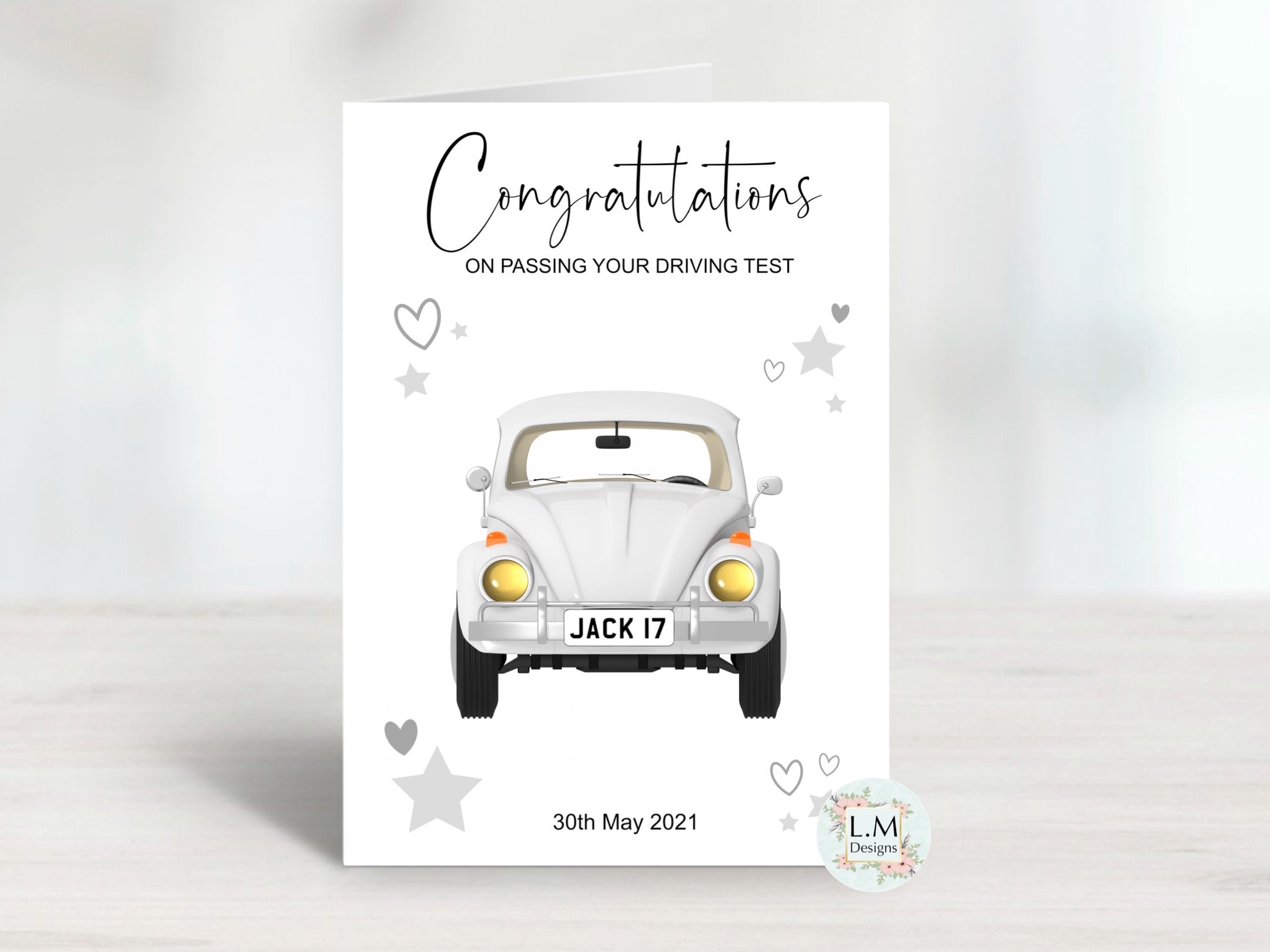 Congratulations Card Driving Test Card Well Done Card New - Etsy UK