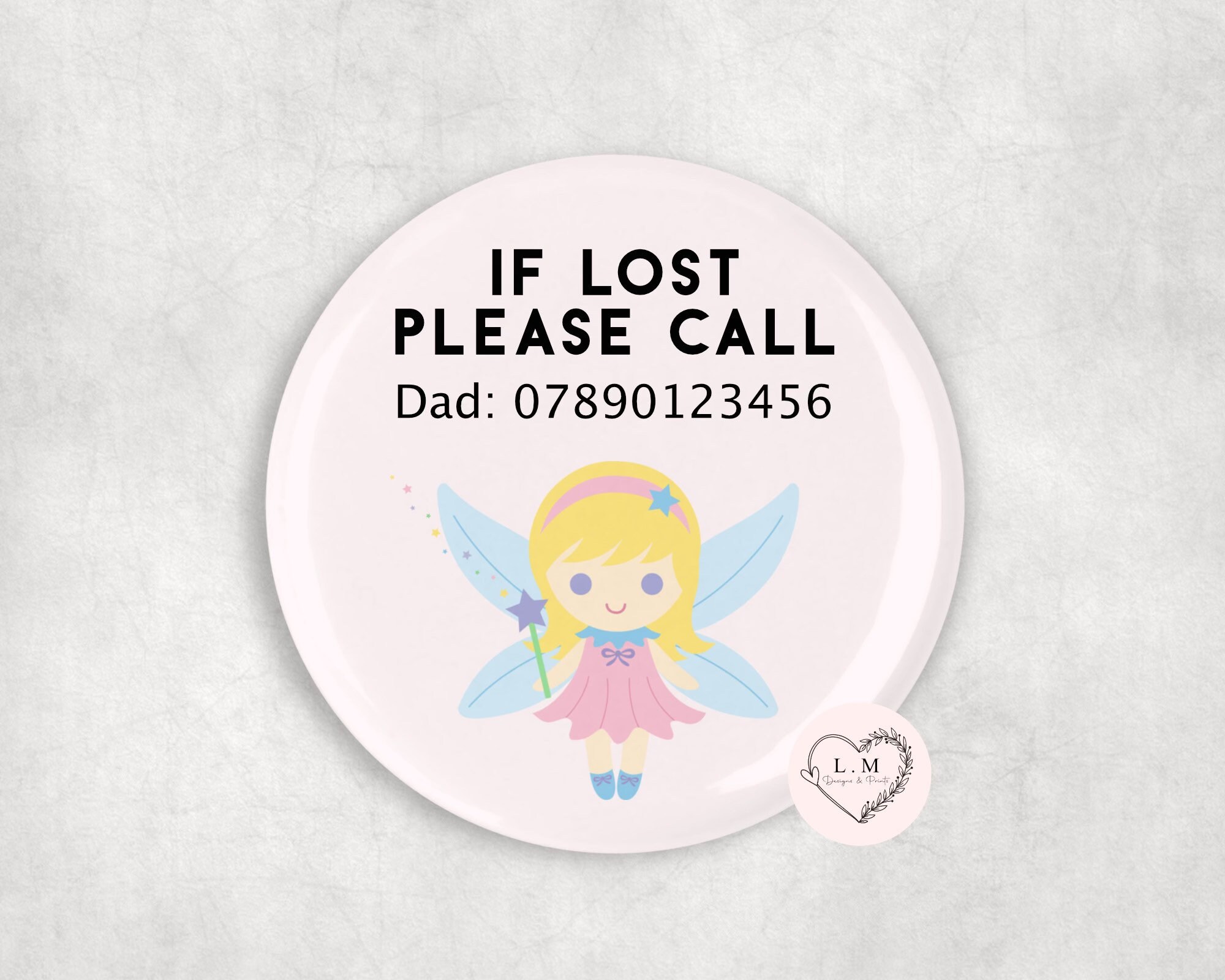 If Lost Badge Childrens Badges Day Out Badge Emergency - Etsy