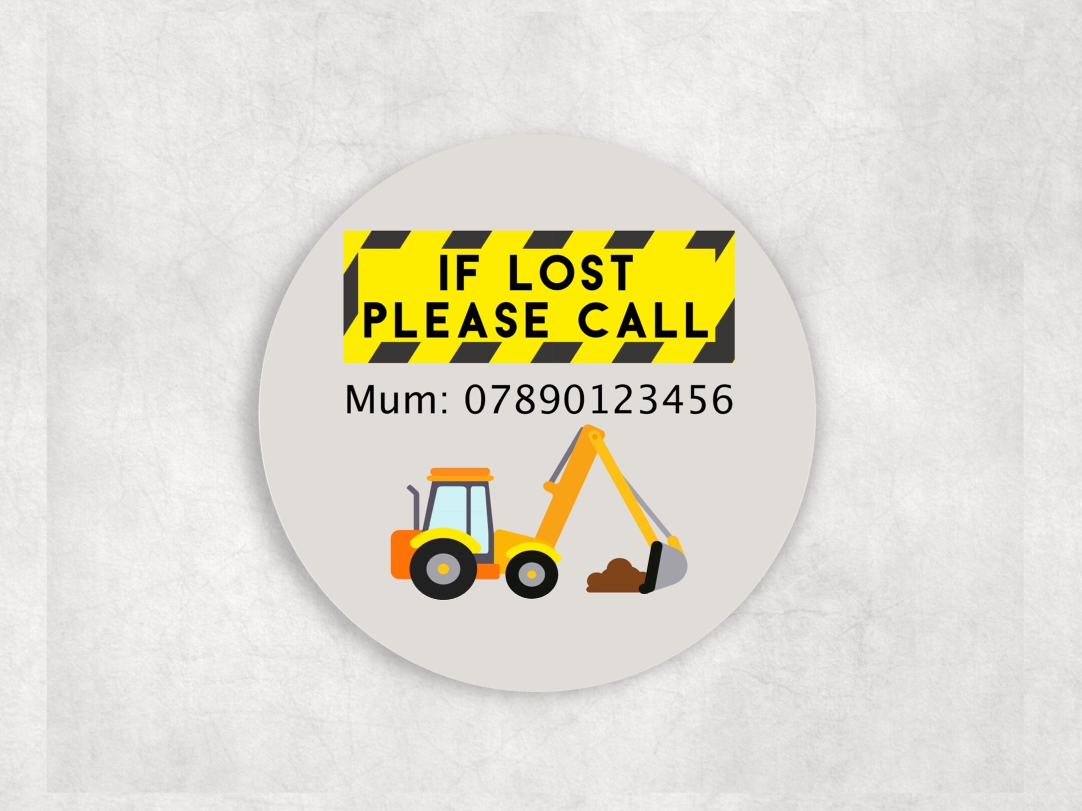 If lost badge childrens badges day out badge emergency | Etsy