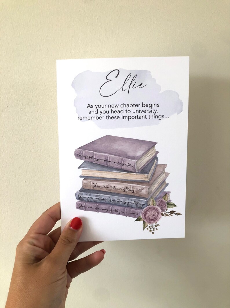 Good Luck Card New Chapter Card University Starter Card - Etsy