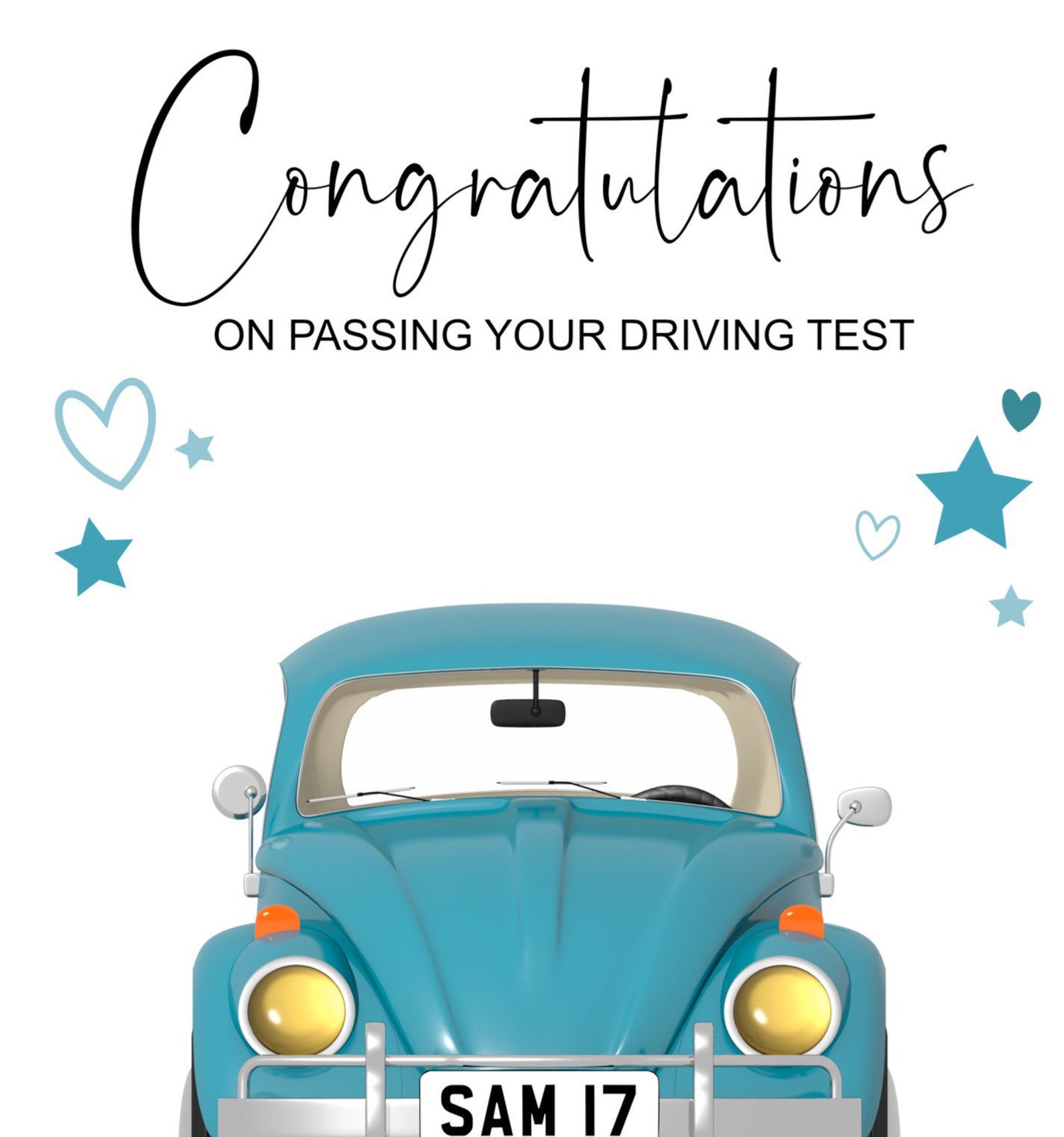 Congratulations Card Driving Test Card Well Done Card New - Etsy UK