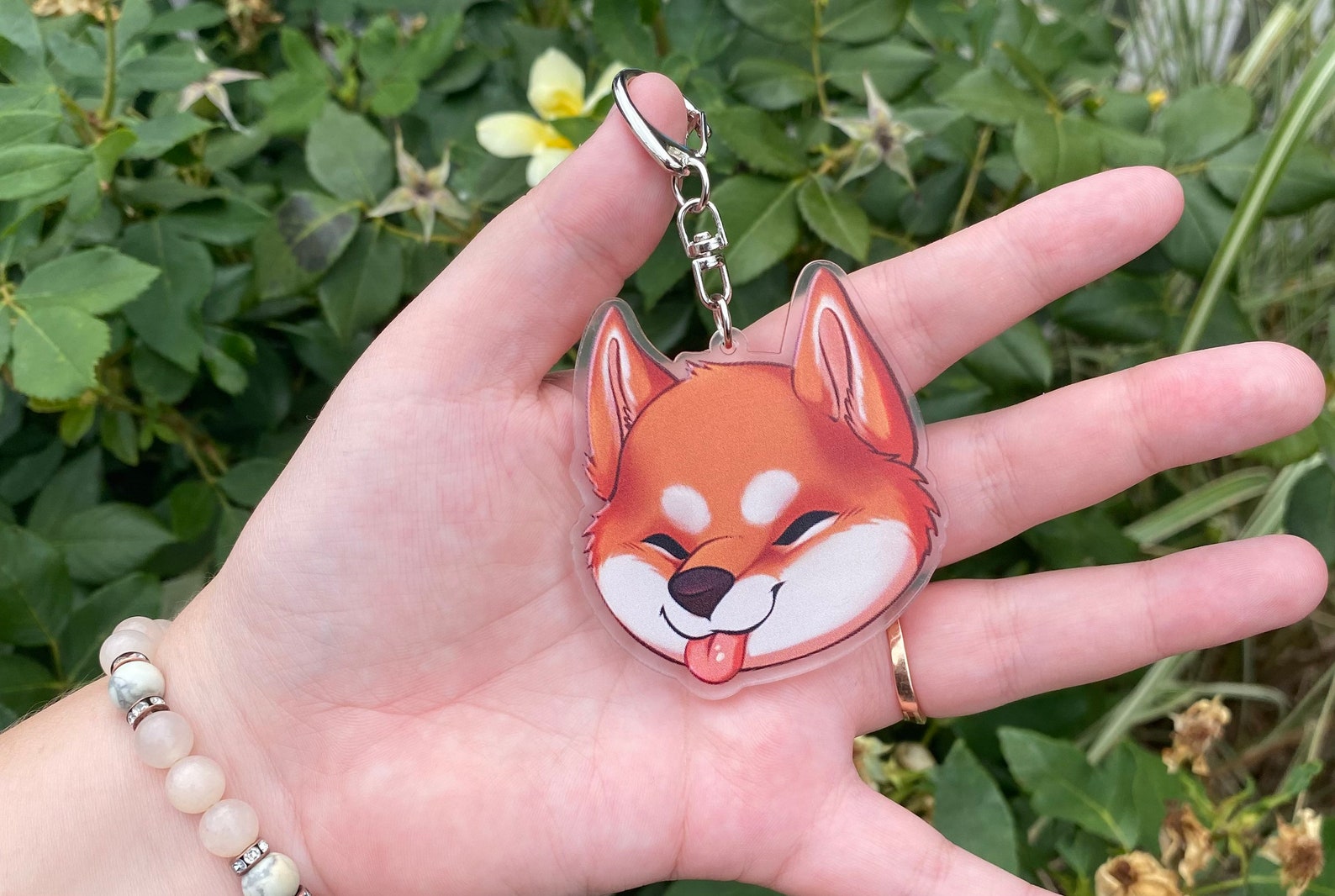 Shiba Inu Keychain - Etsy
