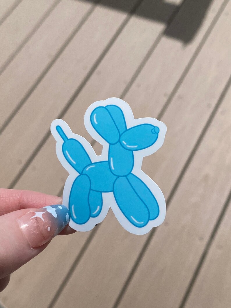 Balloon Dog Sticker | Adventuringstickers | Stickers | Dog Sticker ...