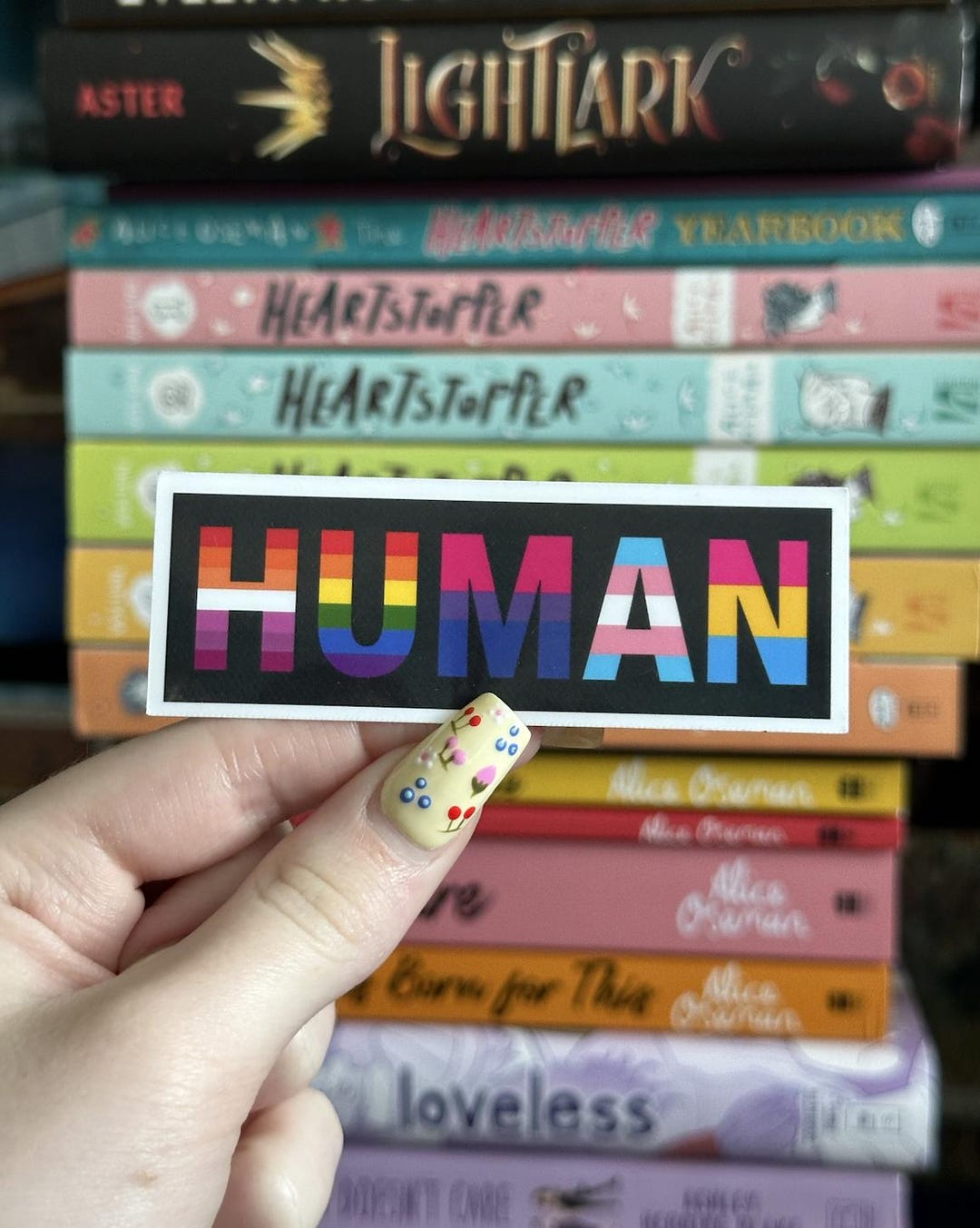 HUMAN Pride Flags Vinyl Pride Sticker | Adventuringstickers | Stickers ...