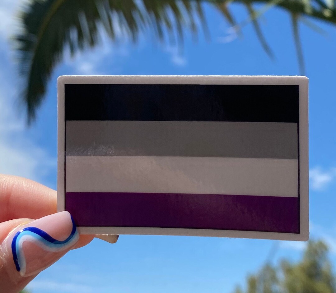 Asexual Pride Flag Sticker | Adventuringstickers | Stickers | Vinyl ...