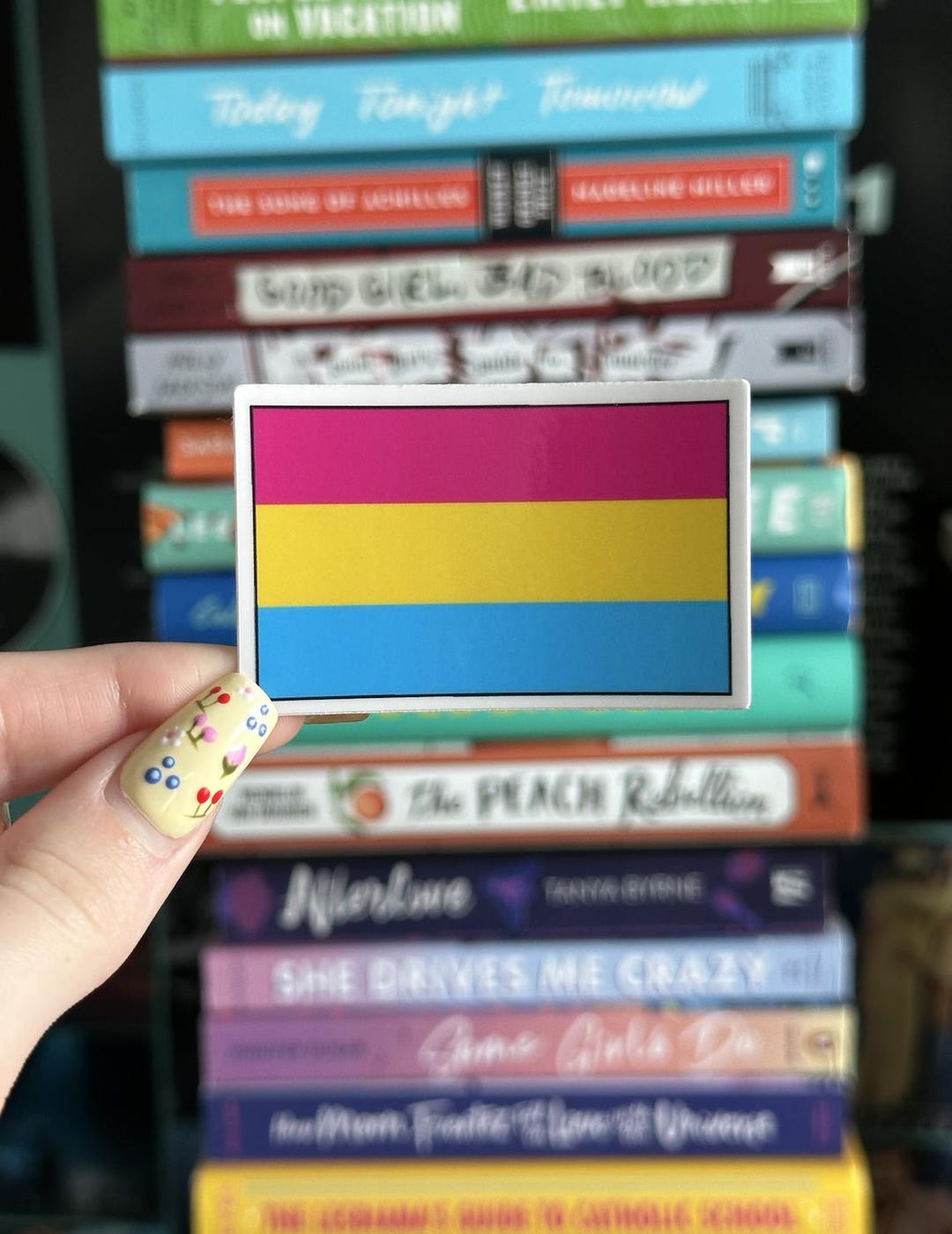 Pansexual Pride Flag Sticker | Pride Stickers | Adventuringstickers ...