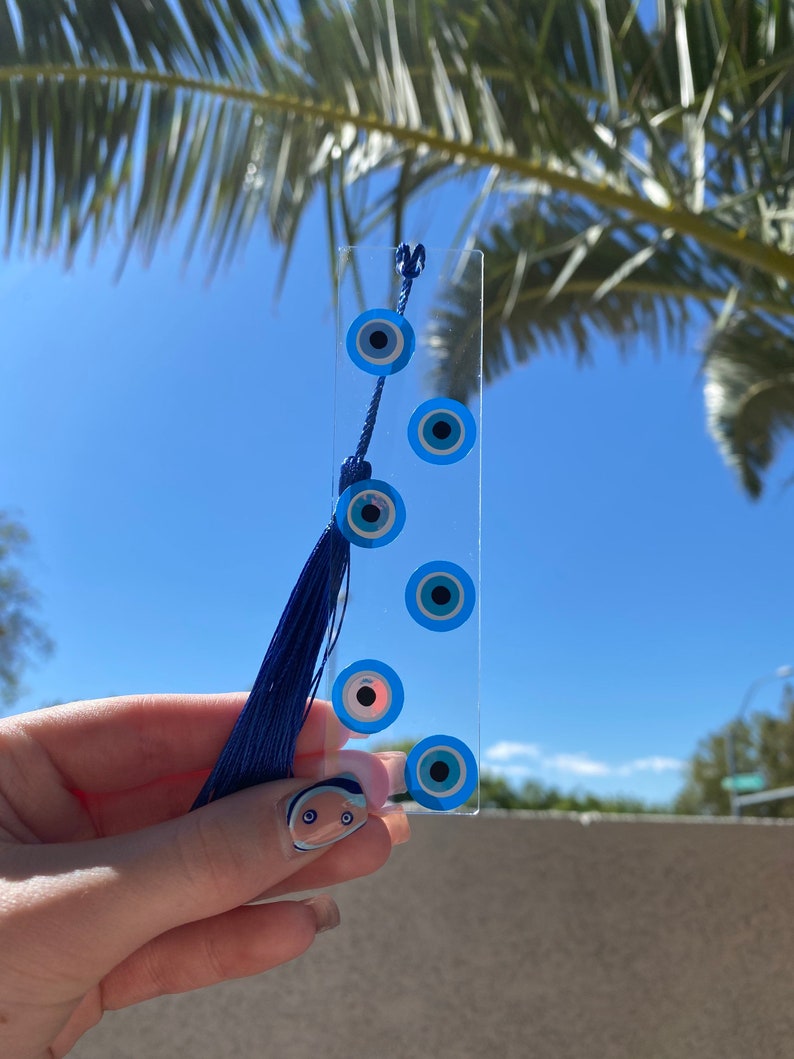Evil Eye Bookmark Adventuringstickers Evil Eye Bookmark - Etsy